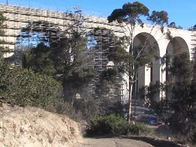 Homeless San Diegans rescued from Cabrillo Bridge in Balboa Park ...