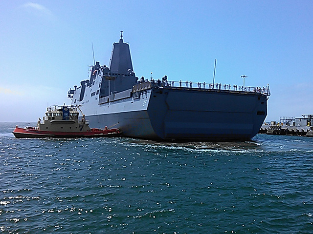 Hundreds of sailors deploy, as USS Somerset heads to Middle East ...