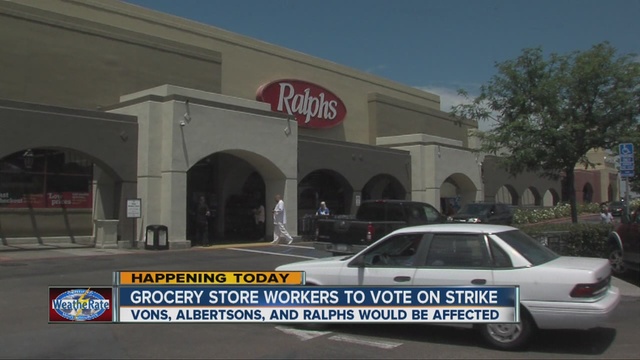 Workers approve grocery store strike in Southern California - 10News ...