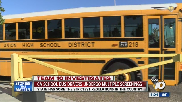 Team 10: California has strict school bus driver requirements - 10News ...