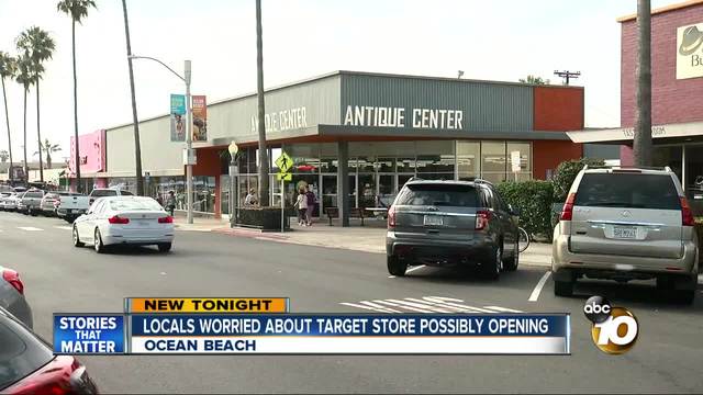 Locals worried about possible Target store in Ocean Beach - 10News.com ...
