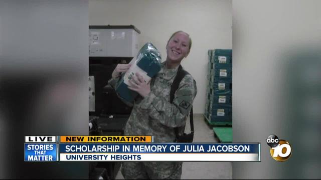 Scholarship set up in memory of missing Army veteran Julia Jacobson ...