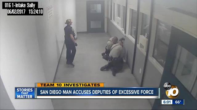 San Diego man claims deputies roughed him up - 10News.com KGTV-TV San Diego