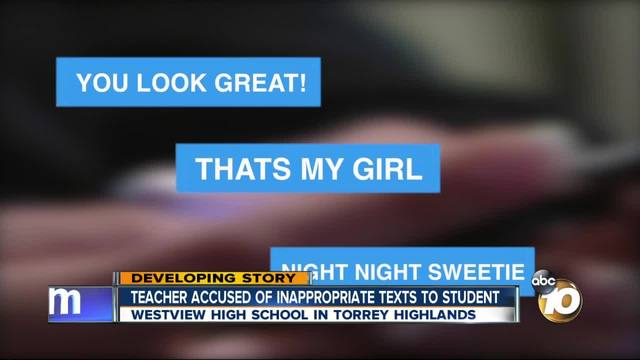 Teacher accused of inappropriate texts with student - 10News.com KGTV ...