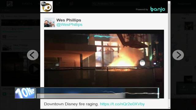 UPDATE: Fire at Downtown Disney contained to dumpster - 10News.com KGTV ...