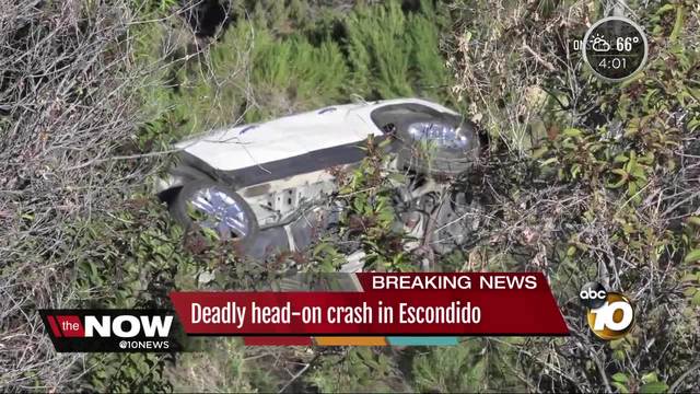 1 dead, 4 injured after crash in Escondido - 10News.com KGTV-TV San Diego