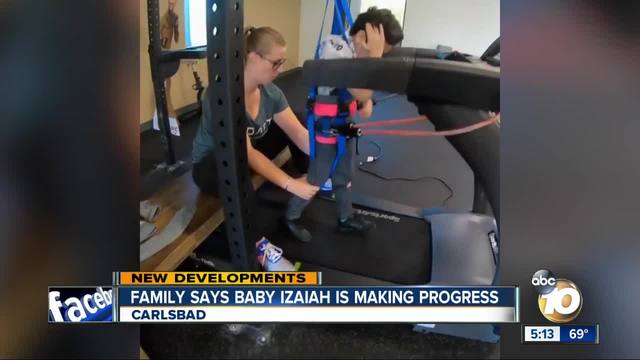 Family says Baby Izaiah is making progress - 10News.com KGTV-TV San Diego