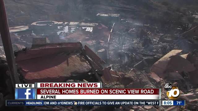 West Fire burns hundreds of acres, destroys several structures in ...