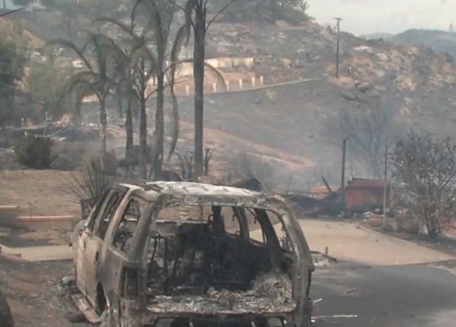 West Fire burns dozens of homes, hundreds of acres - 10News.com KGTV-TV ...